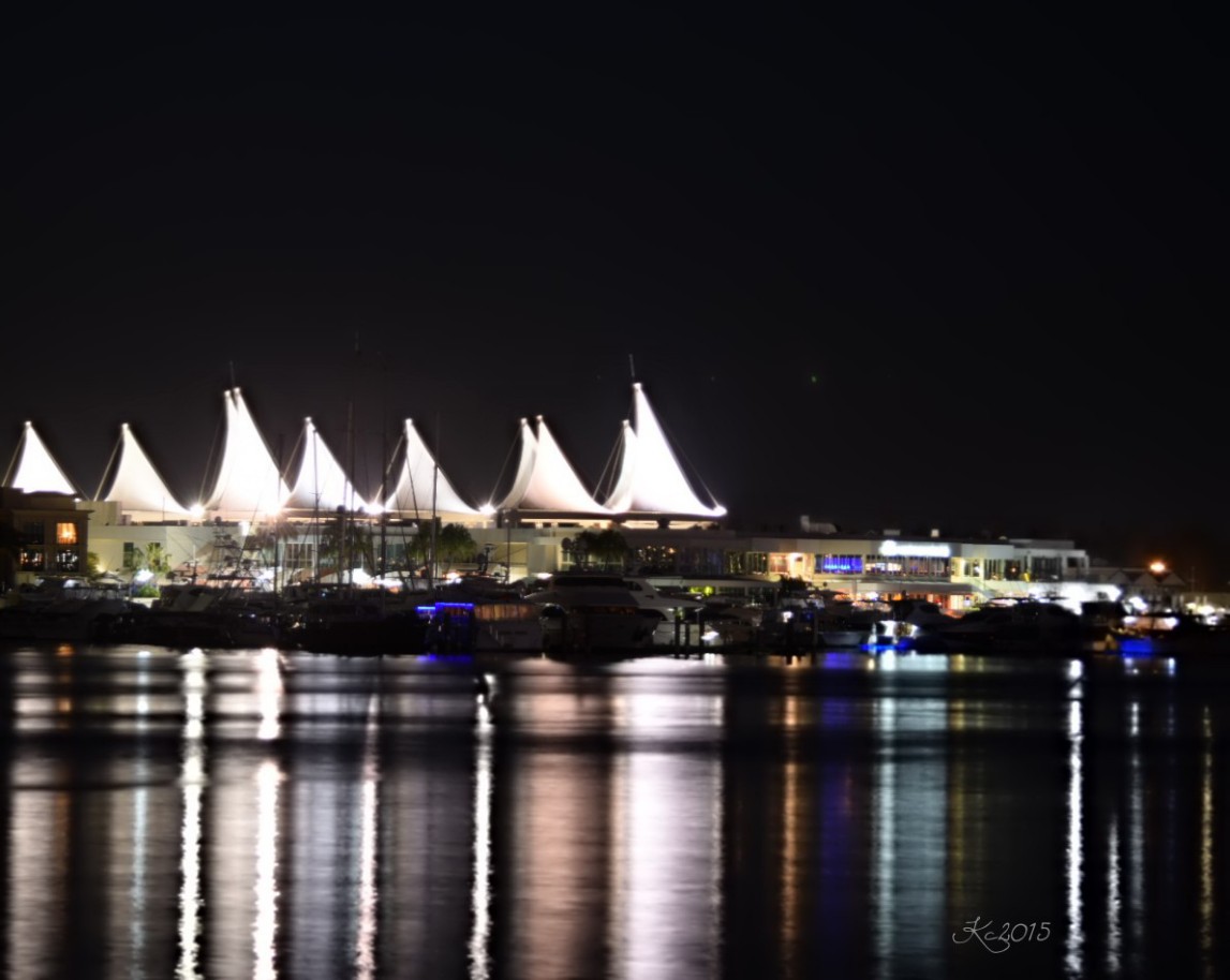 Taking Photos Of Large Buildings Lighted At Night